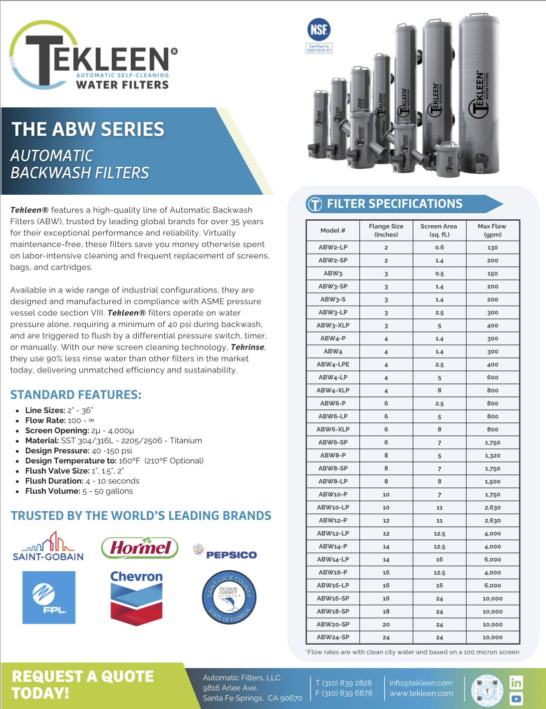 ABW Series — Tekleen